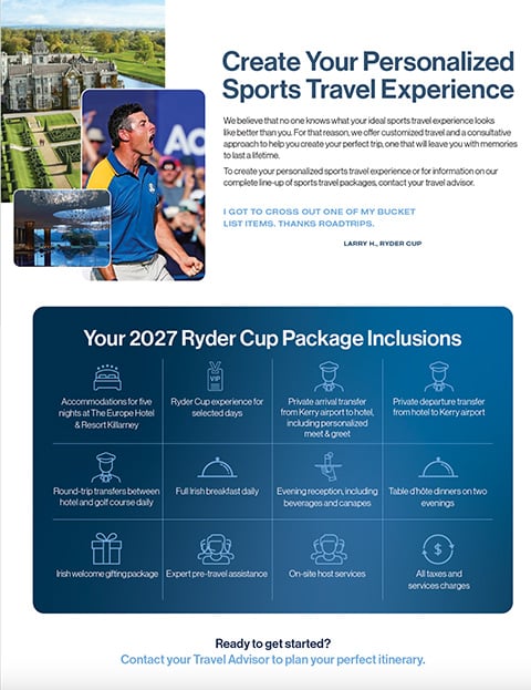 Ryder Cup Client Flyer