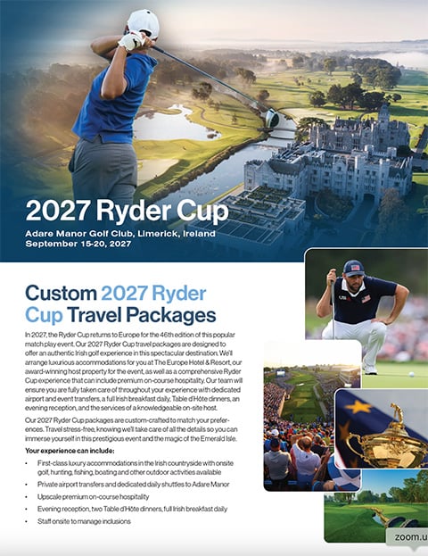 Ryder Cup Client Flyer